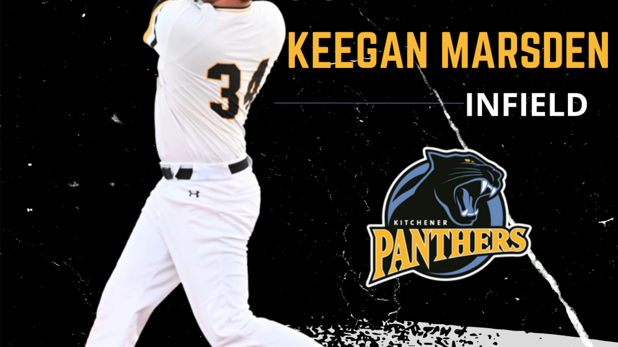 News: Stratford Native Keegan Marsden Returns for 2023 - Kitchener Panthers
