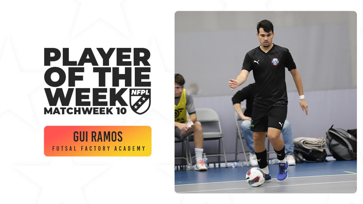 News: Matchweek 10 Player of the Week: Gui Ramos - National Futsal Premier League