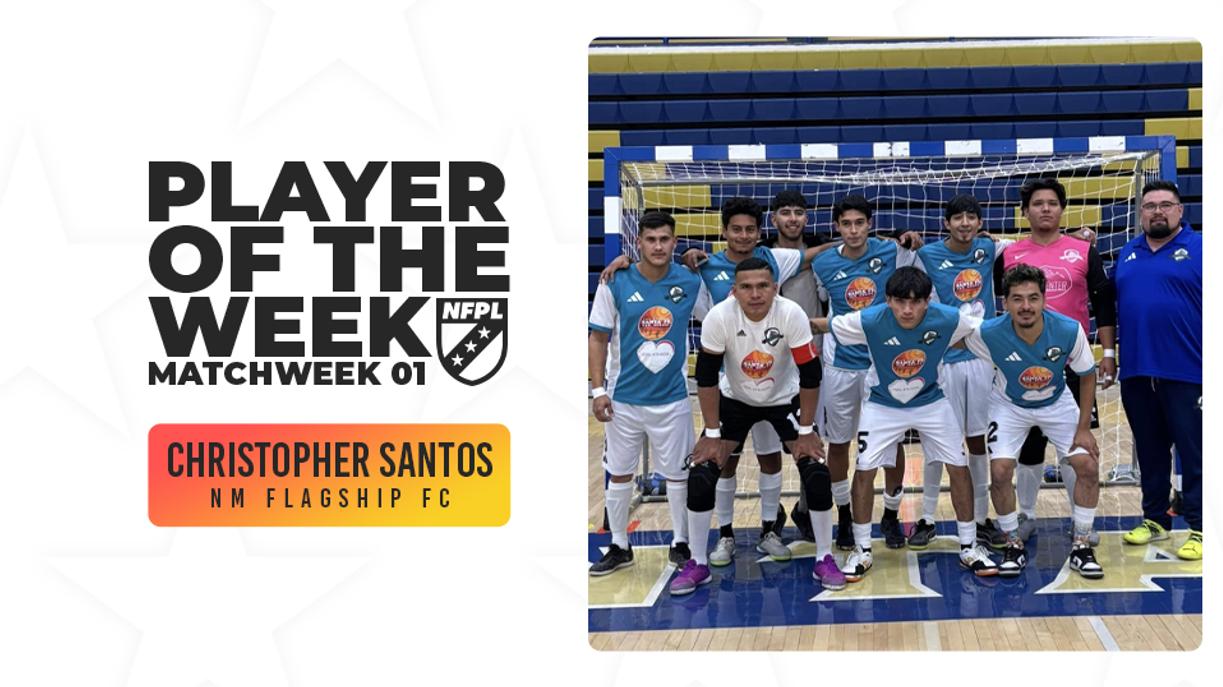 News: Matchweek 1 Player of the Week: Christopher Santos - National ...