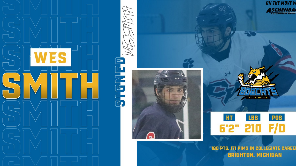 News: Blue Ridge Bobcats Sign ACHA Standout Wes Smith - Blue Ridge Bobcats