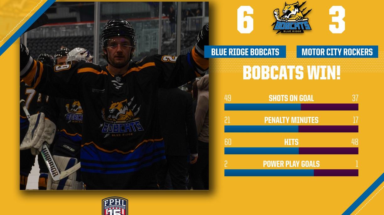 News: 5 Unanswered Goals Propel Bobcats to 6-3 Win Over Rockers - Blue ...