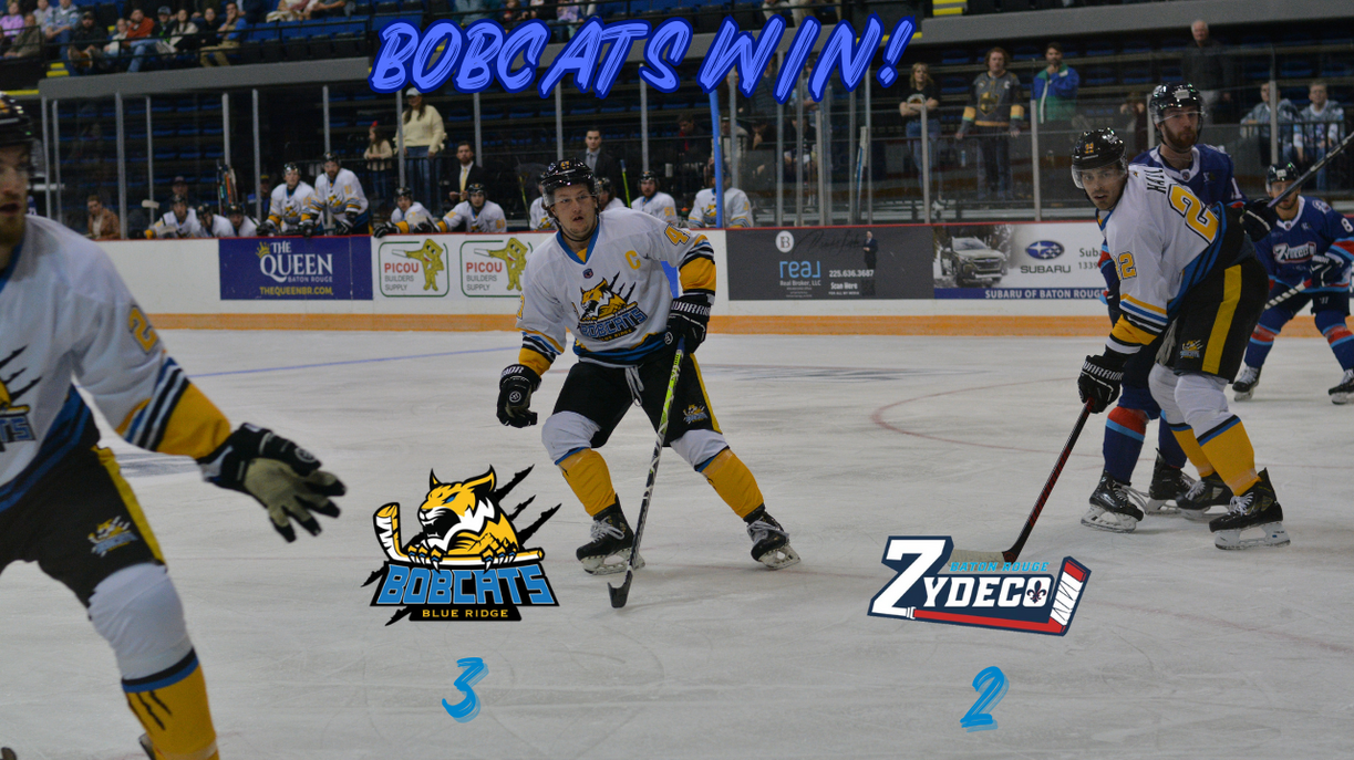 News: Matonak Plays Hero, Bobcats Beat Zydeco 3-2 - Blue Ridge Bobcats