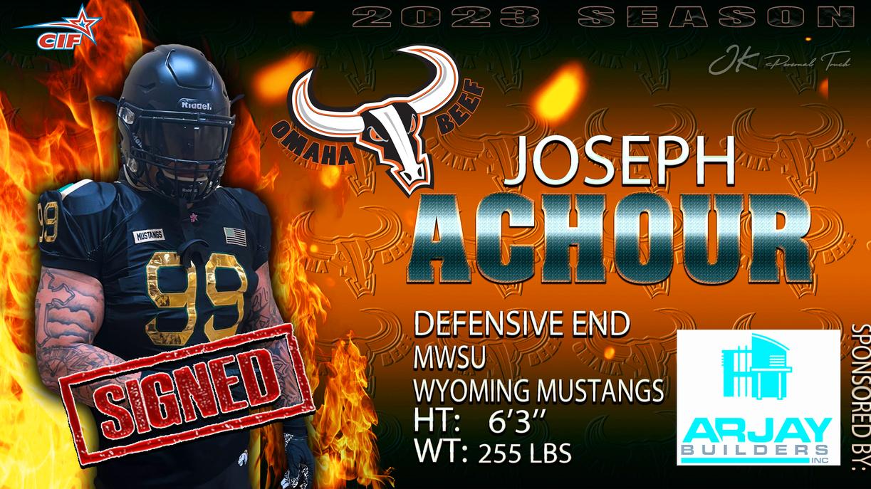 News: ARJay Builders Official Player Signing - Omaha Beef