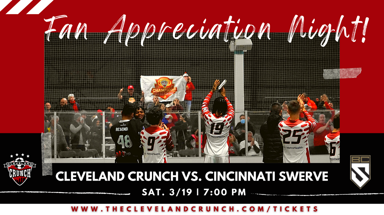 News: CLEVELAND CRUNCH TO HOST FAN APPRECIATION NIGHT MARCH 19 ...