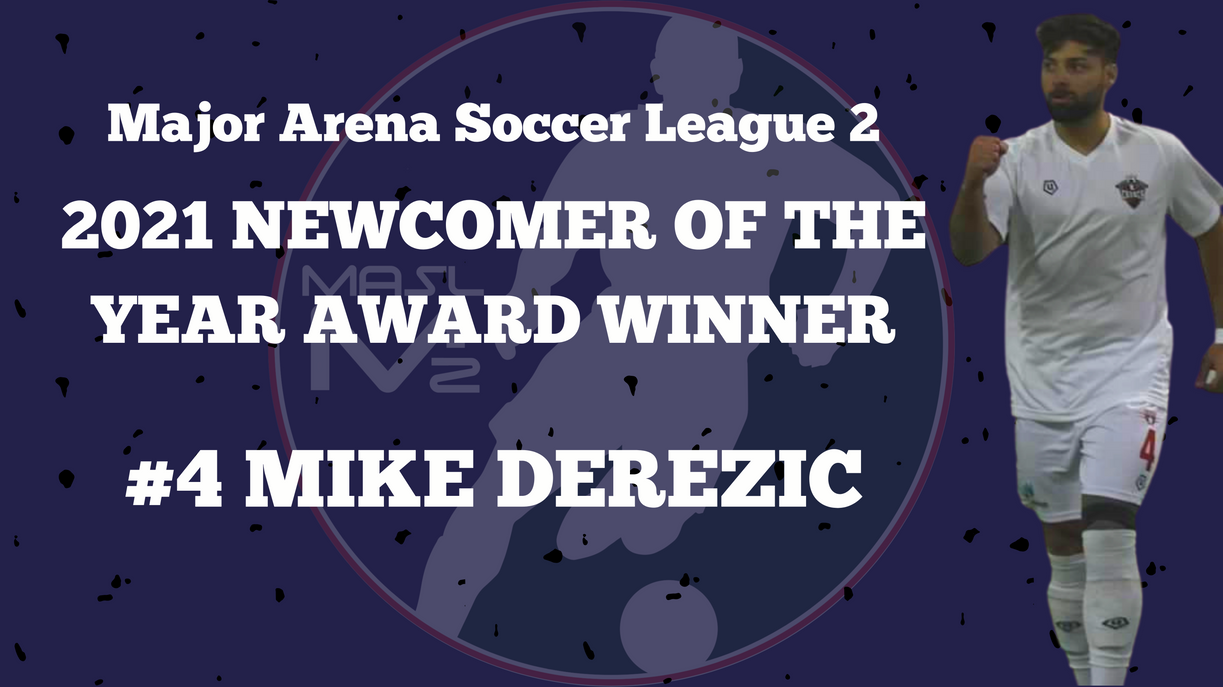 News: DEREZIC WINS MASL 2 NEWCOMER OF THE YEAR AWARD - Cleveland Crunch