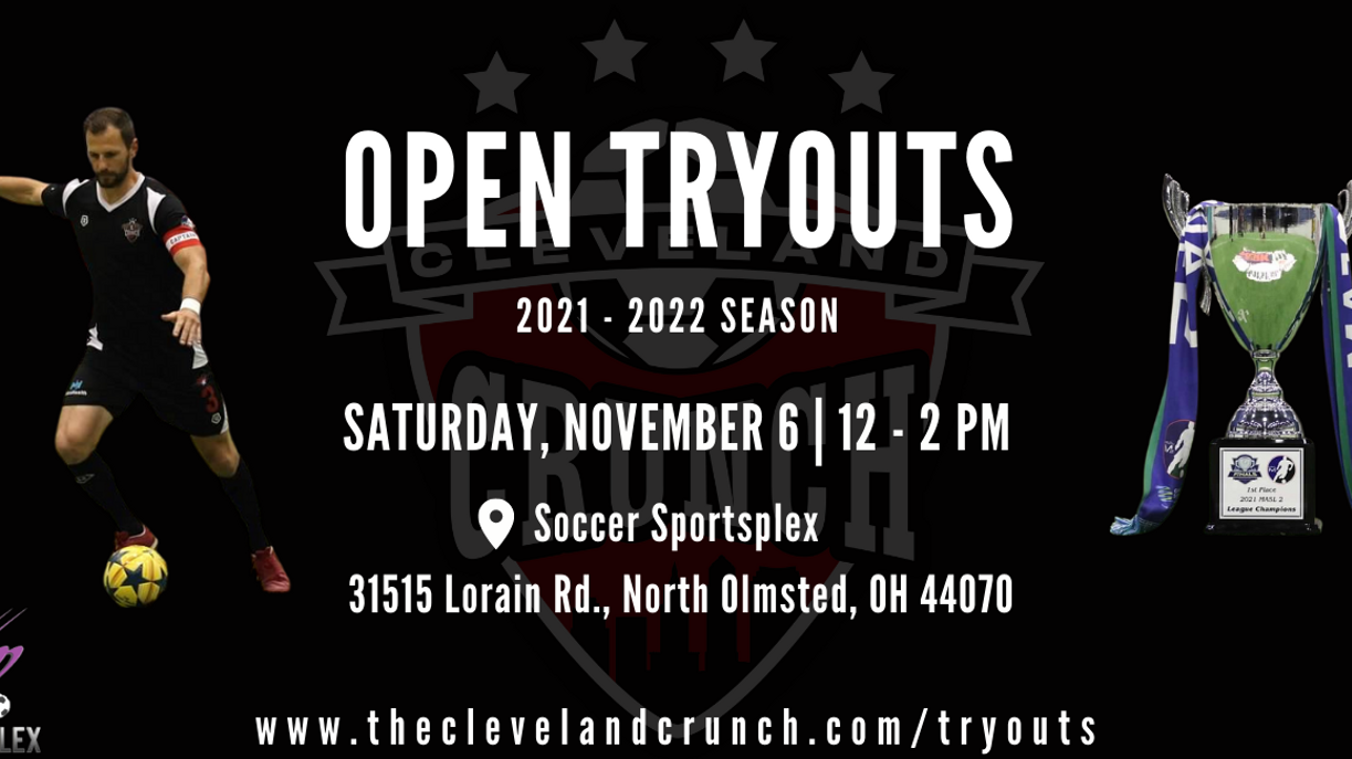 News: CLEVELAND CRUNCH TO HOLD OPEN TRYOUTS ON NOVEMBER 6 FOR THE 2021 ...