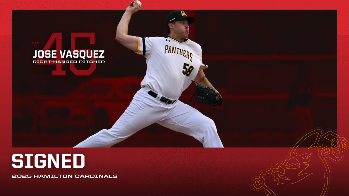 News: The Hamilton Cardinals Sign Pitcher Jose Vasquez for the 2025 ...