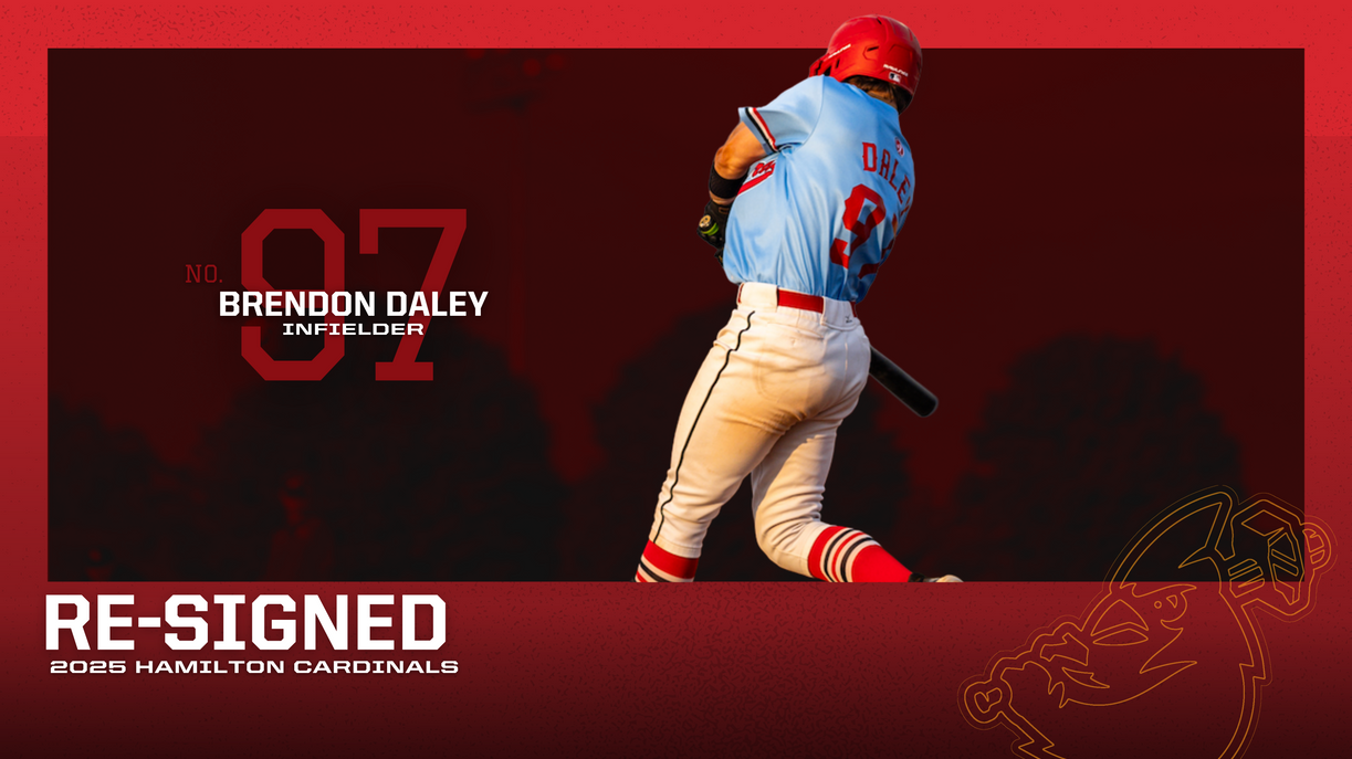 News: Hamilton Cardinals resign infielder Brendon Daley - Hamilton ...