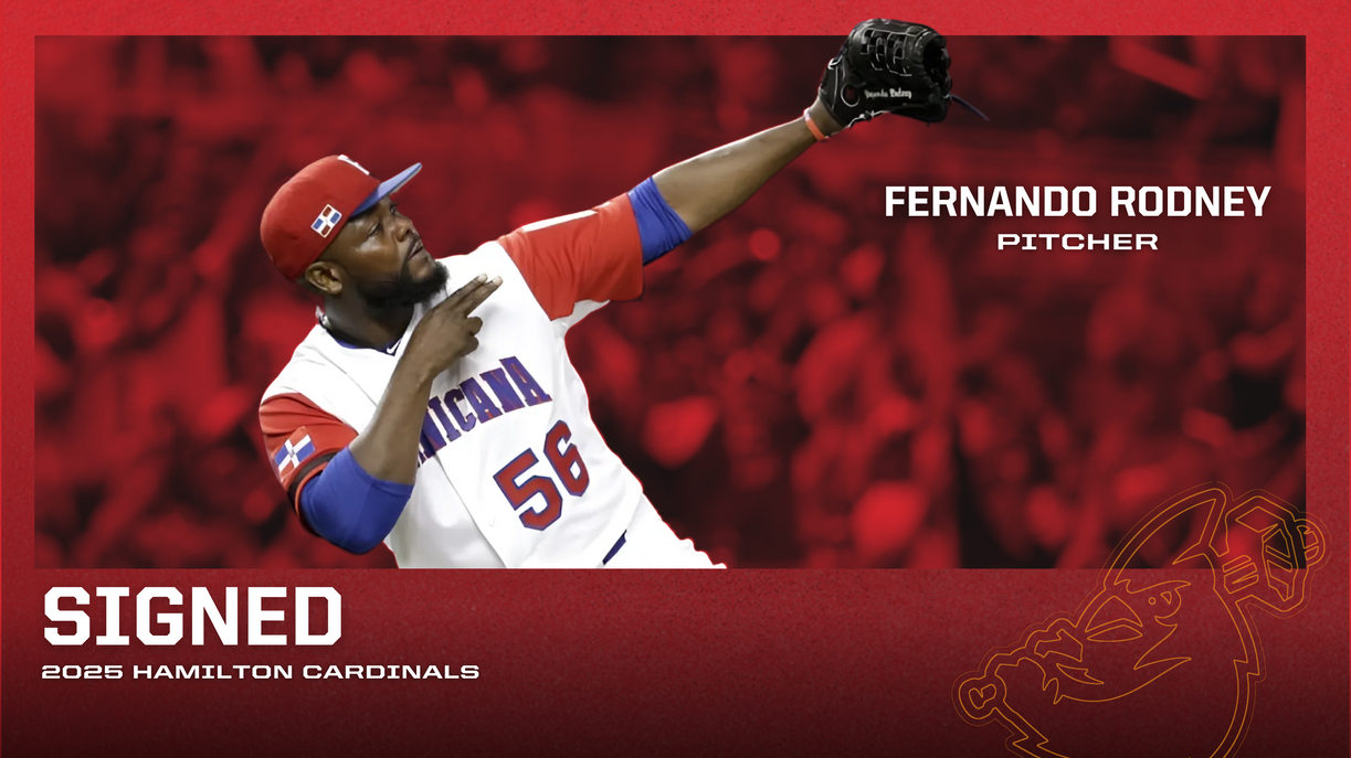 News: Hamilton Cardinals Sign MLB Legend Fernando Rodney for the 2025 ...