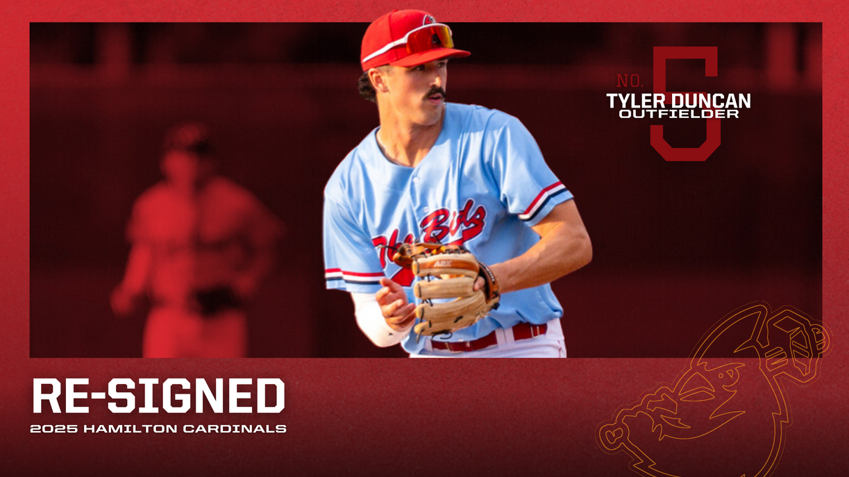 News: Hamilton Cardinals Re-Sign Tyler Duncan for 2025 Season ...