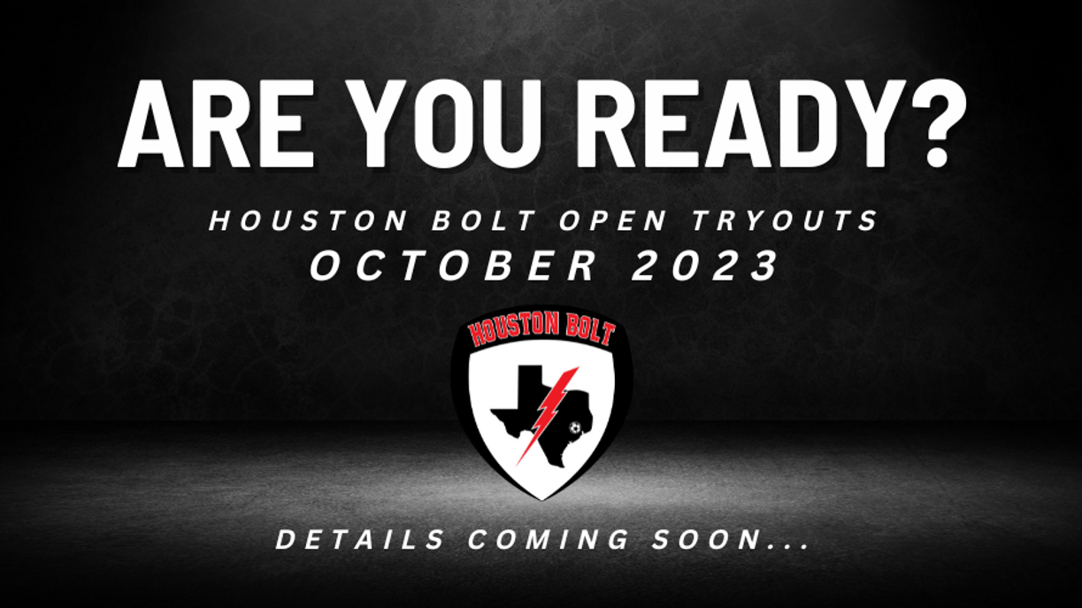 News: HOUSTON BOLT OPEN TRYOUTS WILL TAKE PLACE IN OCTOBER 2023 ...