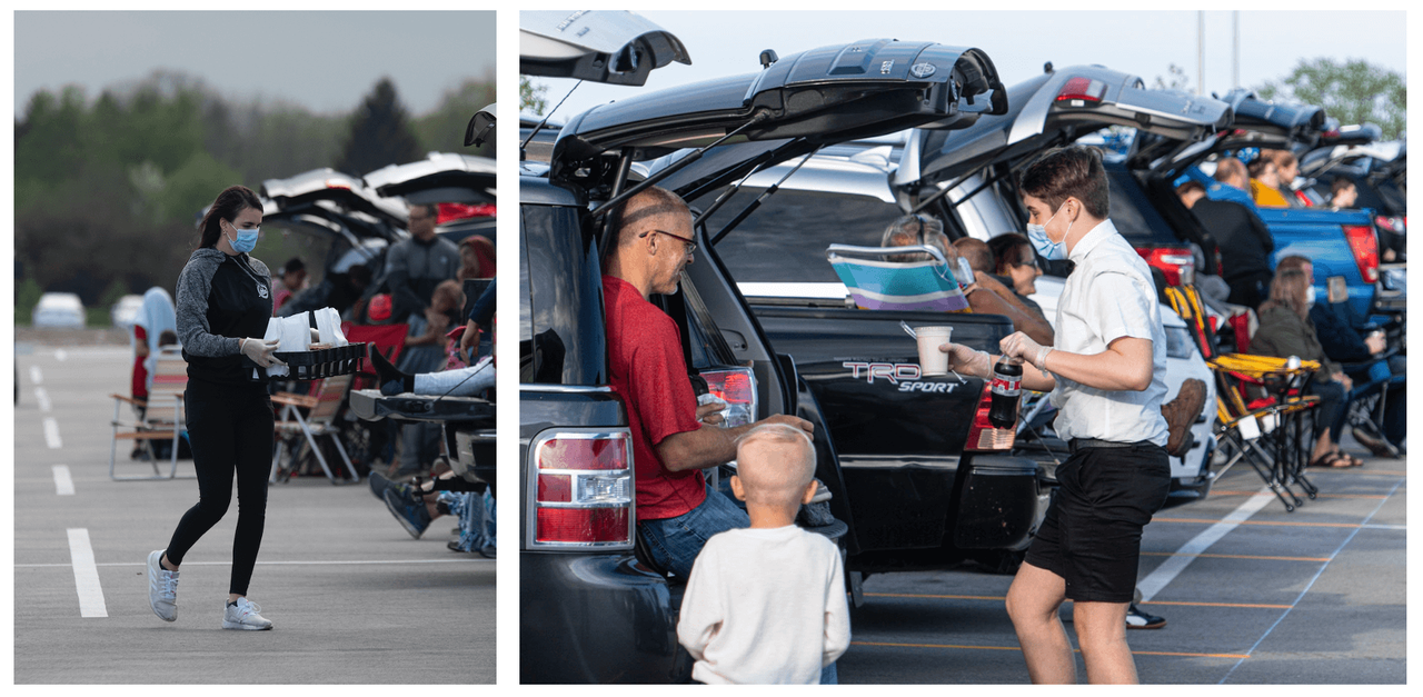 Concessions & Carhop Delivery - Milky Way Drive-In