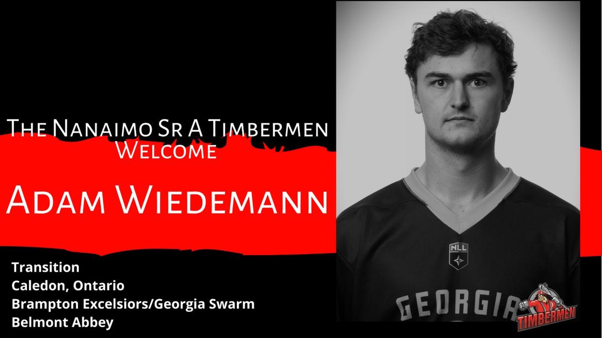 News: Senior A Timbermen bring in Adam Wiedemann - Nanaimo SR "A" Timbermen