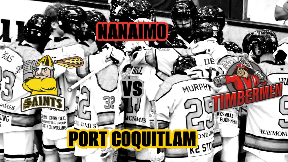 News: Playoff series set versus Poco Saints - Nanaimo Jr A Timbermen